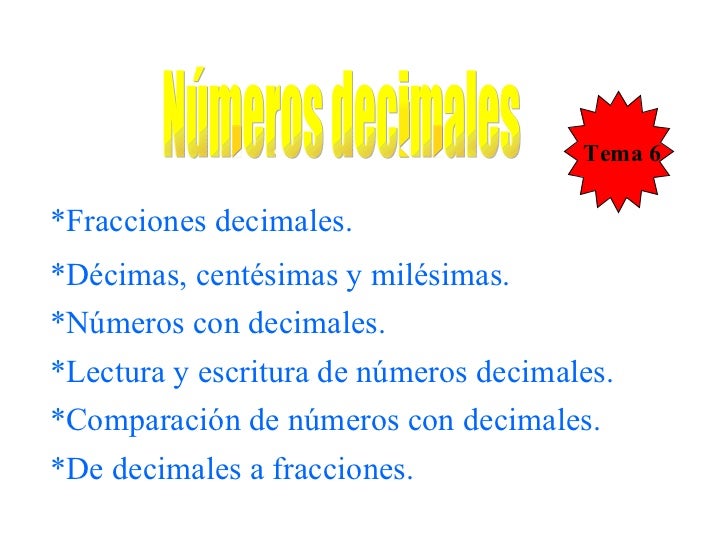 Números decimales