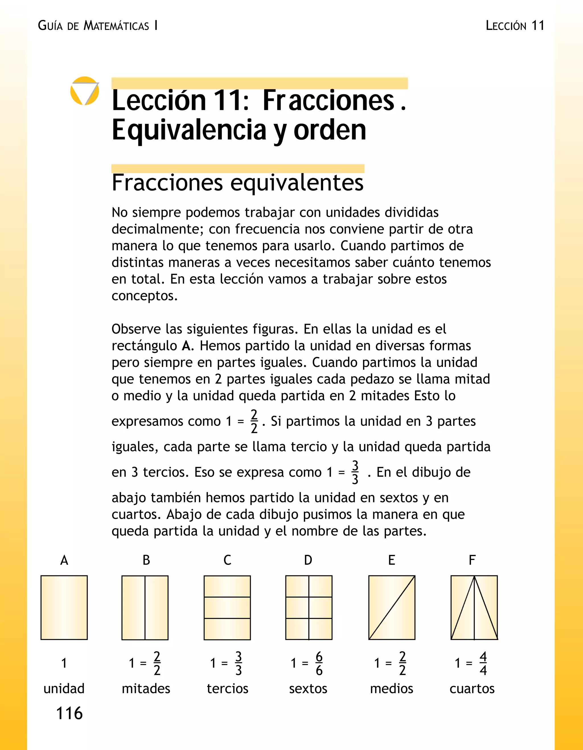 Fracciones equivalentes | PDF | Science