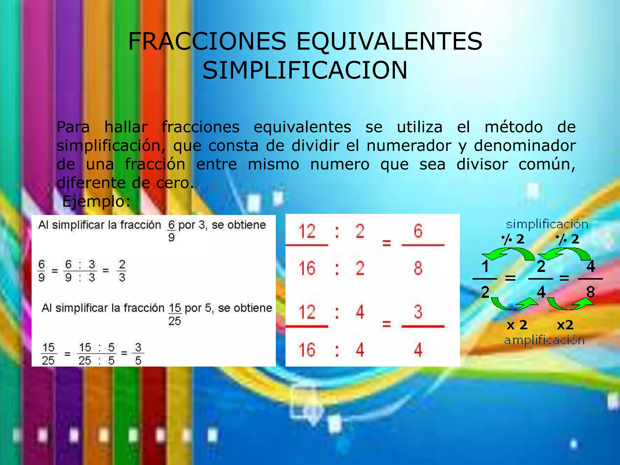 FRACCIONES EQUIVALENTES | PPT