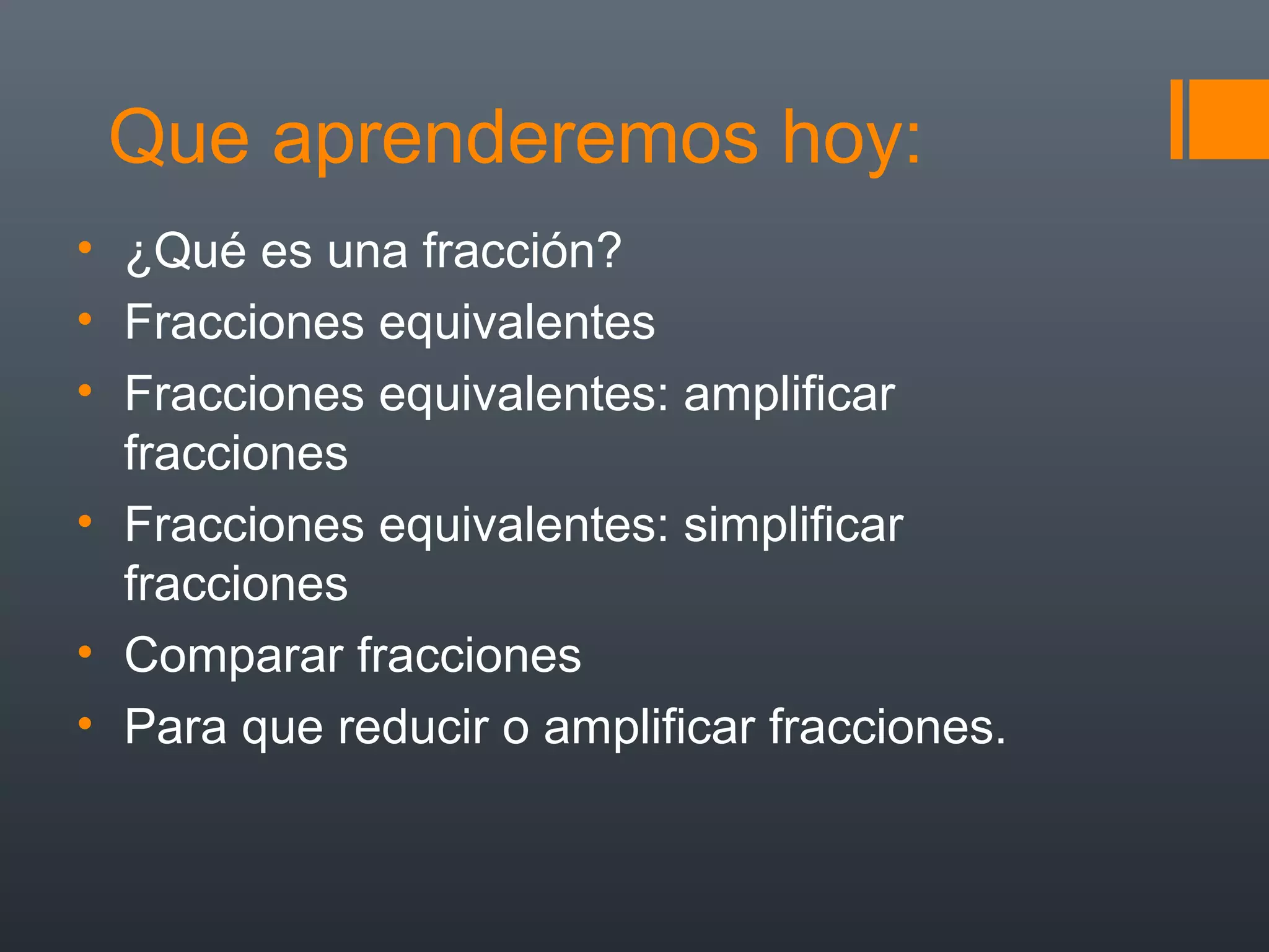 Fracciones equivalentes cz | PPT