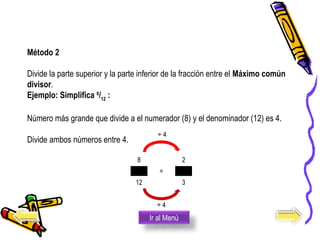 Fracciones presentacion | PPT