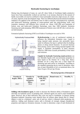 Hydraulic Fracturing in Azerbaijan | PDF