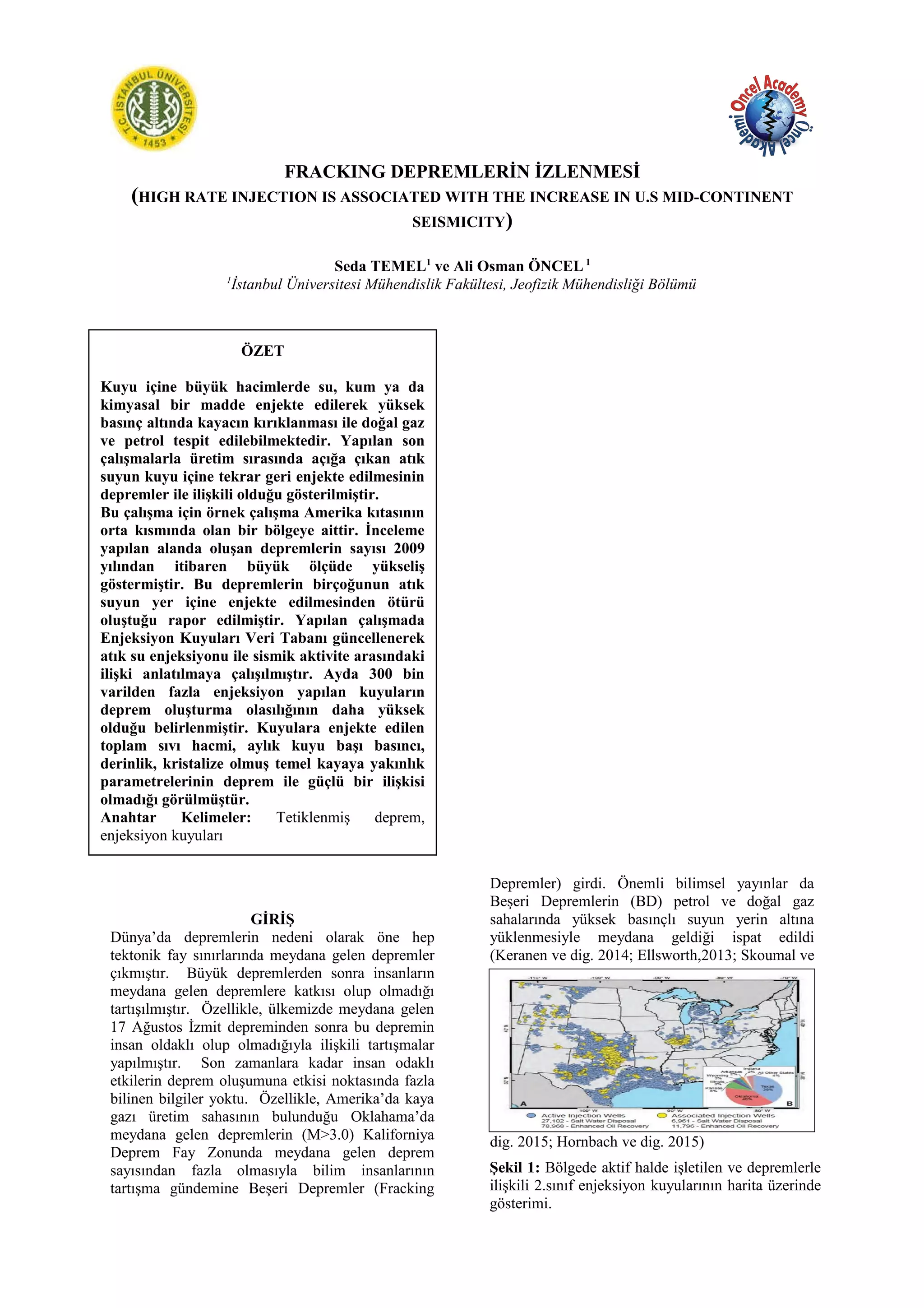 Fracking Depremlerin İzlenmesi | PDF
