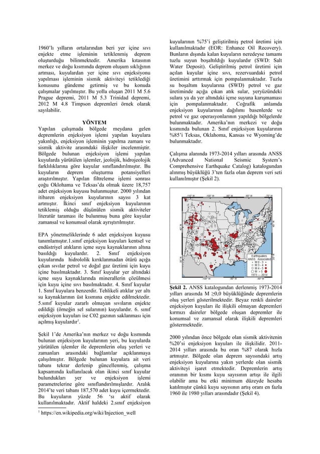 Fracking Depremlerin İzlenmesi | PDF