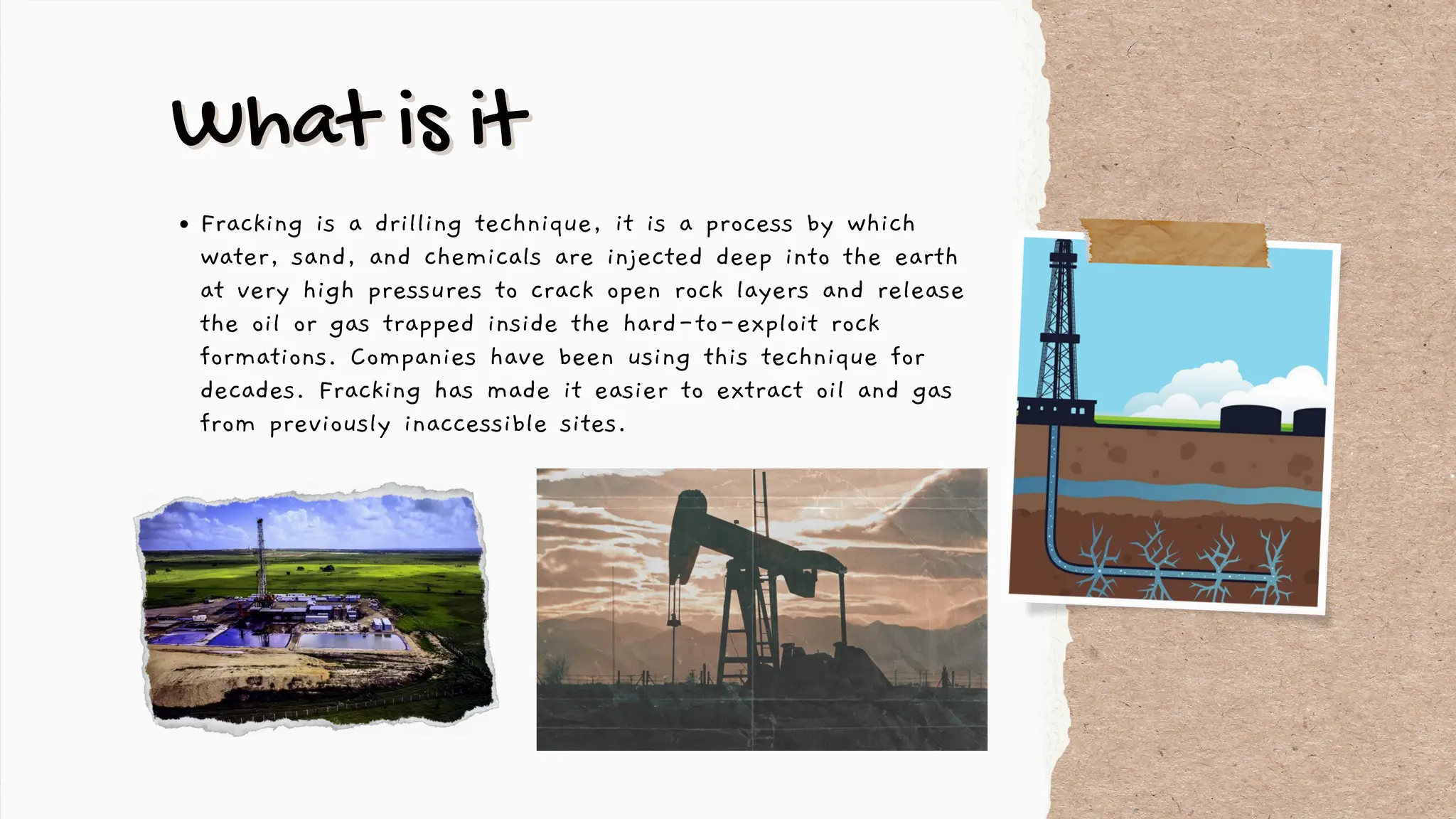 Presentación sobre el proceso de Fracking | PDF