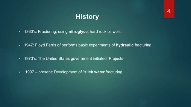 Fracking technology | PPTX