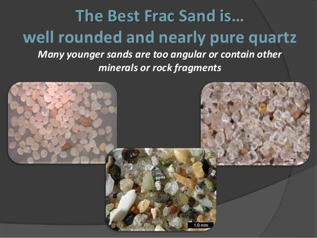 Frac sand