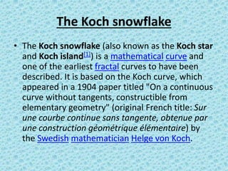 Fractal | PPTX | Physics | Science