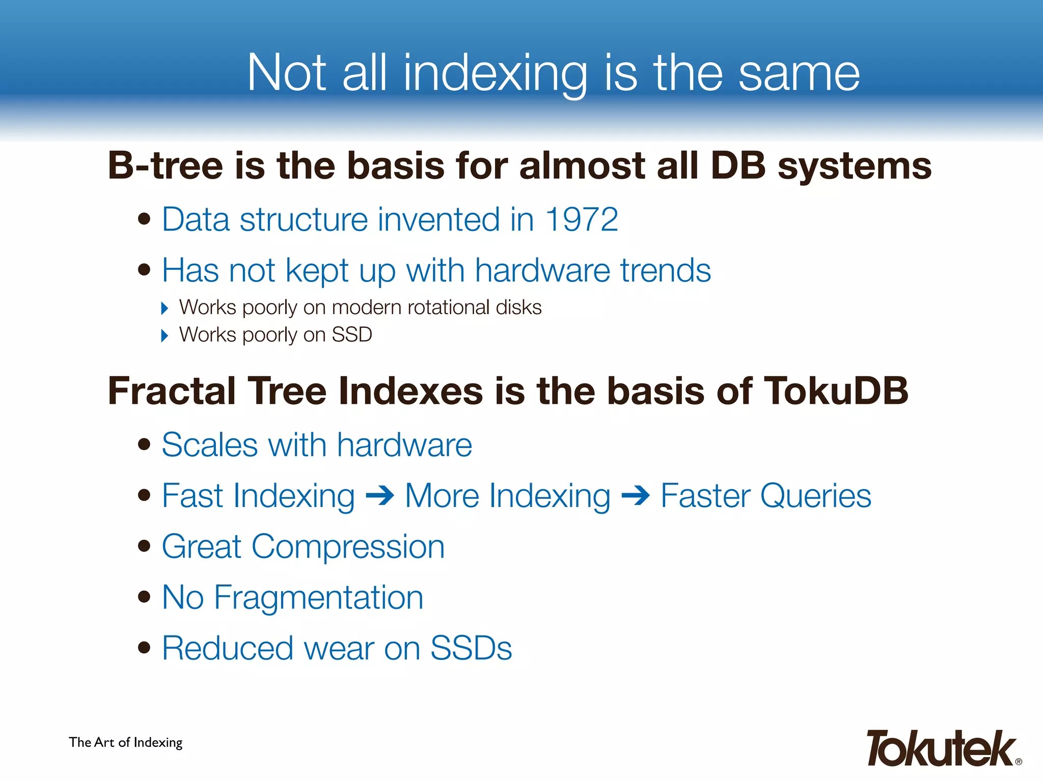 Fractal tree-technology-and-the-art-of-indexing | PDF | Databases | Computer Software and ...