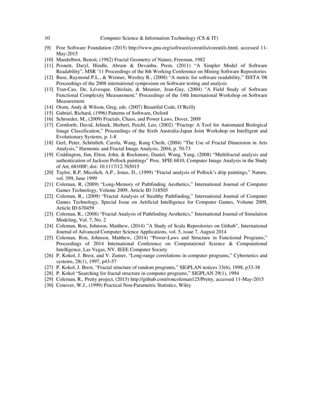 Fractal analysis of good programming style | PDF