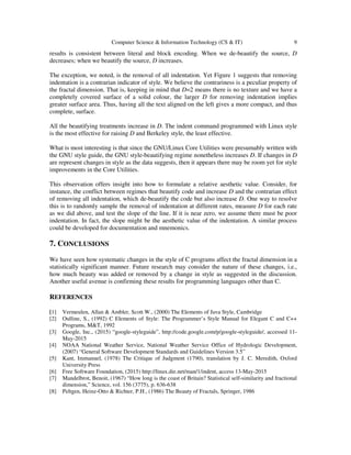 Fractal analysis of good programming style | PDF