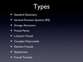 Fractal art | PPT | 3-D Graphics | Computer Software and Applications