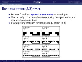 Fractal dimension versus Computational Complexity | PPT