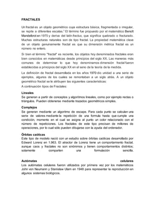 Fractales | DOCX