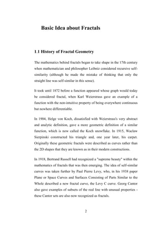 Fractal geometry | PDF