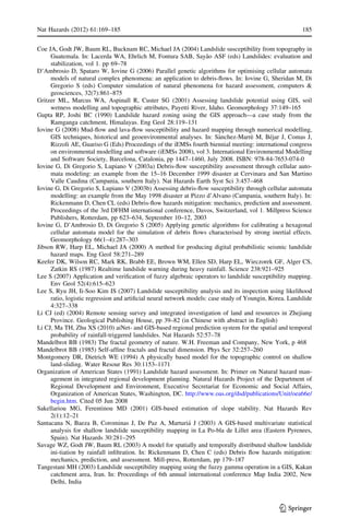 Fractal Geometry of Landslide Zones | PDF