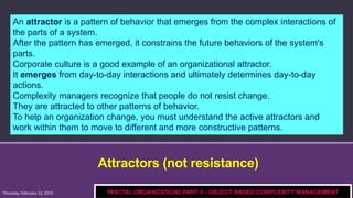 Fractal organizations part ii – object based complexity management | PPT