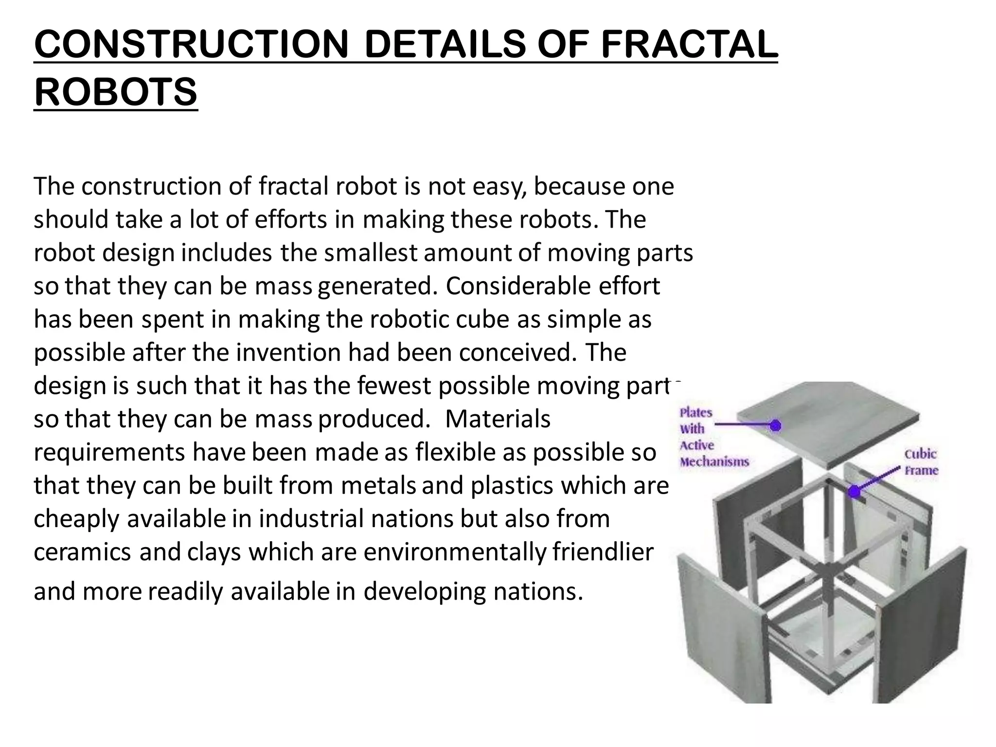 Fractal robot | PPT
