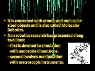 Fractal Robots(difference between nano robots and fractal robots) | PPTX | Robotics | Technology ...