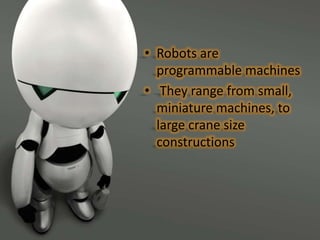 Fractal Robots {EXTRA} | PPTX | Robotics | Technology & Computing