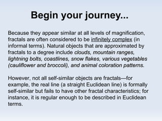 Fractals | PPT | Geography | Science