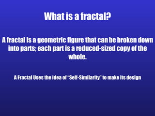 Fractals Notes | PPT