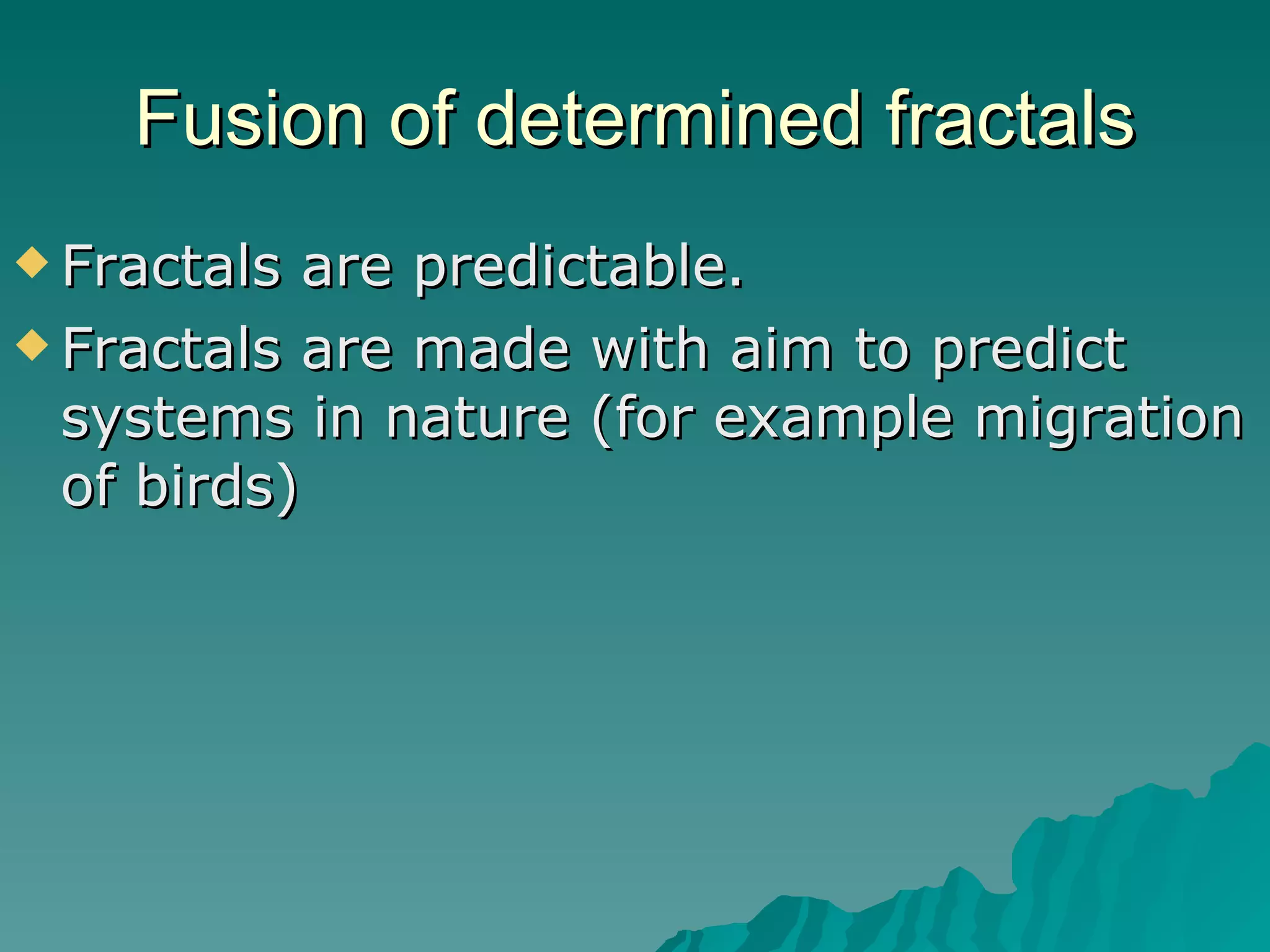 Fractals And Chaos Theory | PPT