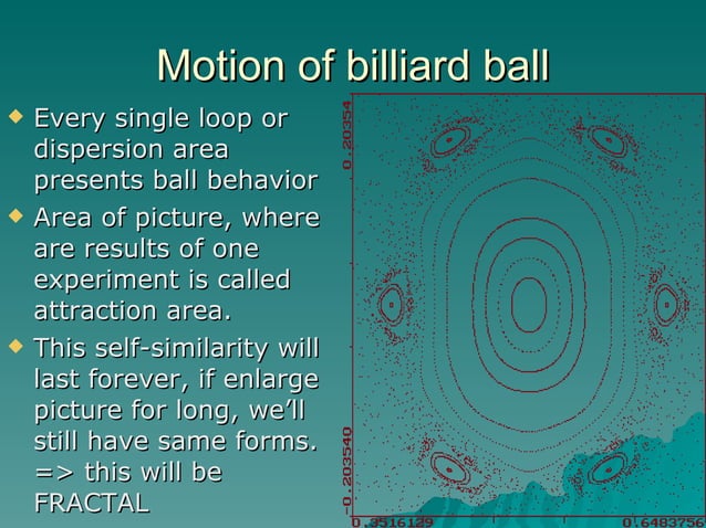 Fractals And Chaos Theory | PPT | 3-D Graphics | Computer Software and Applications