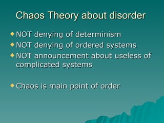Fractals And Chaos Theory | PPT