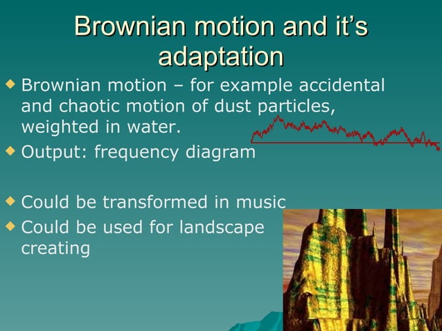 Fractals And Chaos Theory Ppt 3 D Graphics Computer Software And Applications