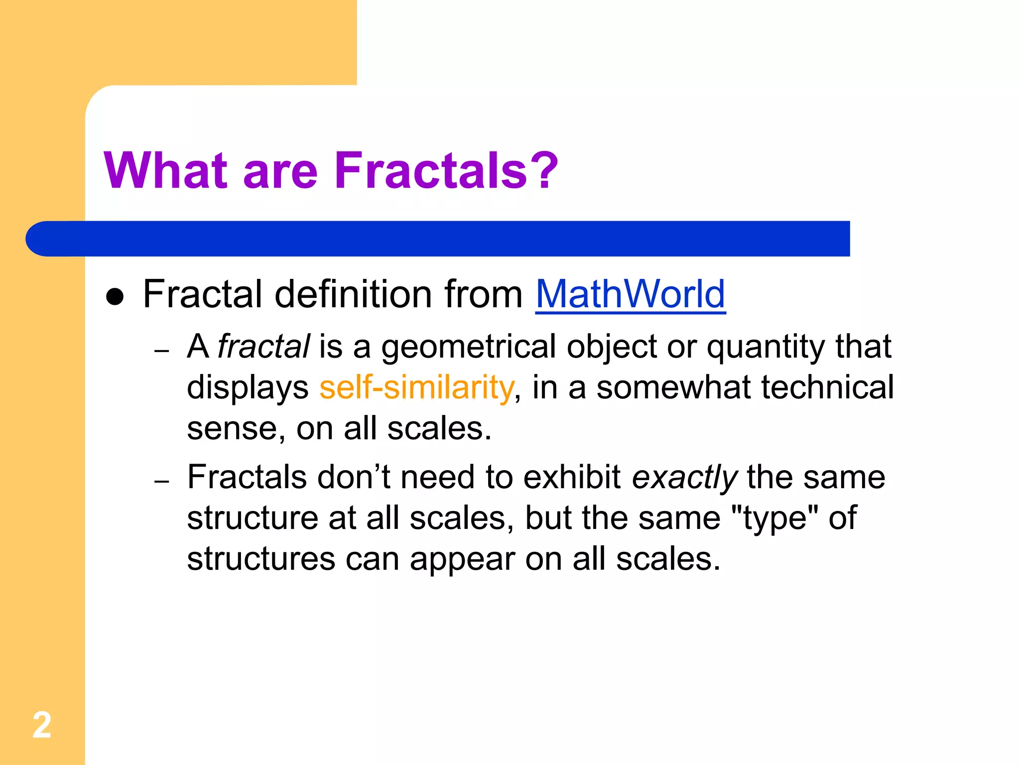 Fractals 1 | PPTX