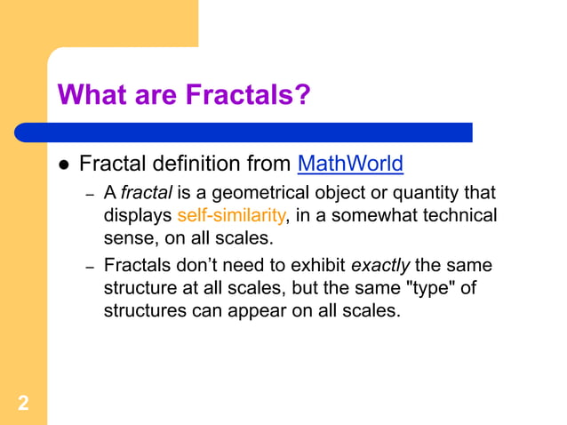Fractals 1 | PPT
