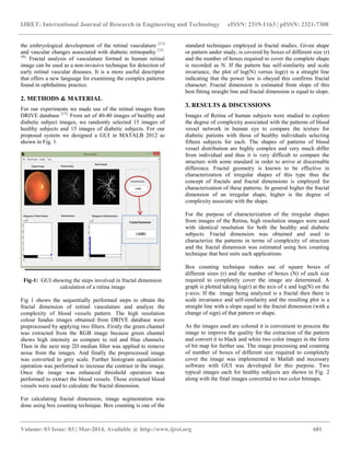 Fractals for complexity analysis of diabetic retinopathy in retinal vasculature images | PDF
