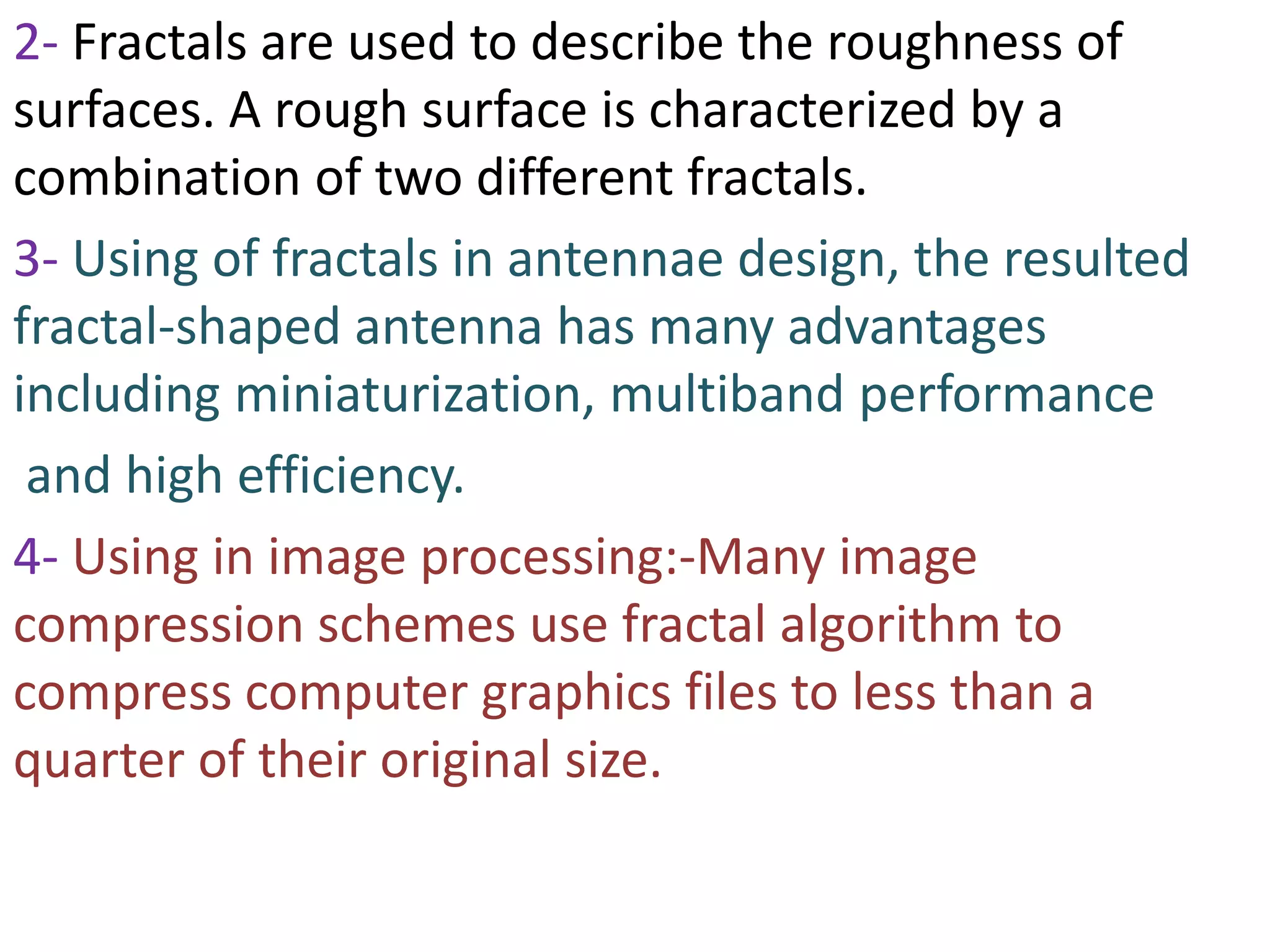 Fractals in physics | PPTX