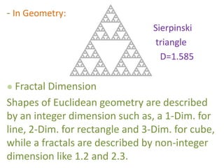 Fractals in physics | PPT