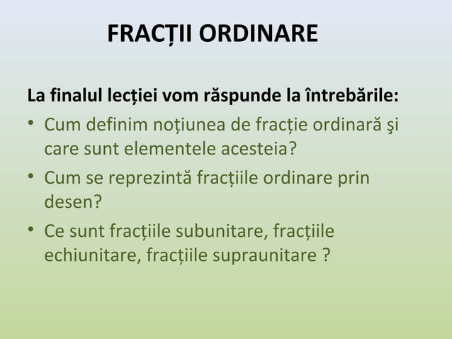 Fractii prezentare | PPT