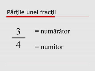 Fractii | PPT