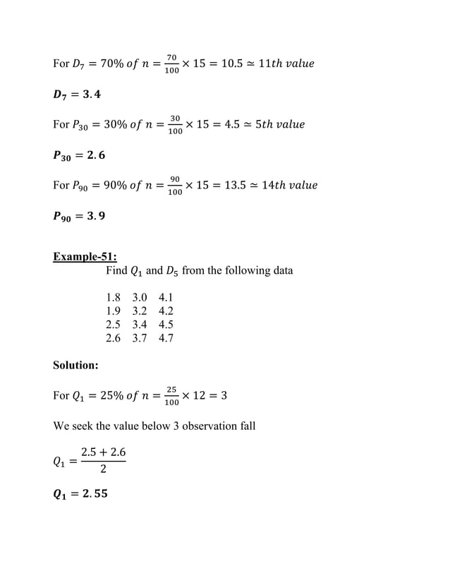 Fractiles (quantiles) | PDF
