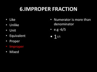 UNDERSTANDING FRACTION MATH | PPTX