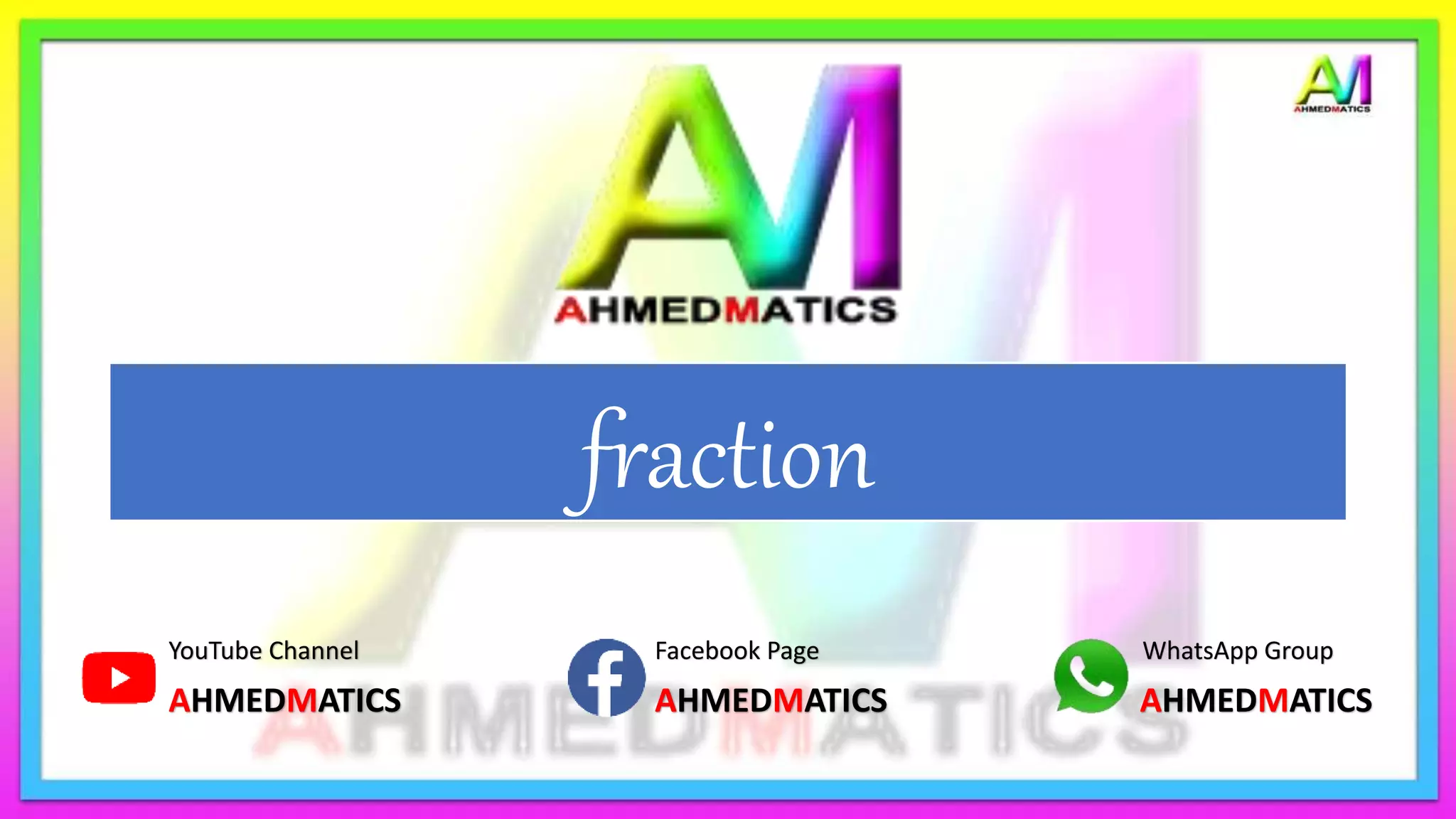 Fraction | Grade 5 | PowerPoint Slides | PPTX