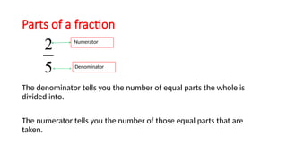 Fractions and decimals Powerpoint presenation | PPTX