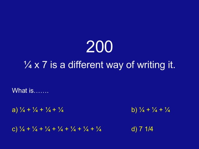 Fraction, Decimals and Percents - Math Review Jeopardy | PPT | Board ...