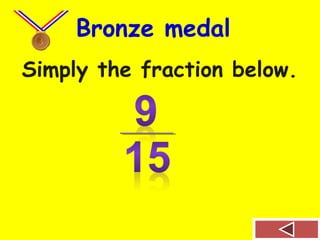 Fraction decimals-olympic jeopardy 2 | PPT