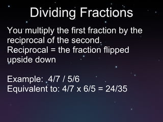 Fraction Operations | PPT