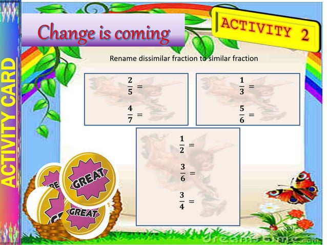 addition of dissimilar fraction | PPTX