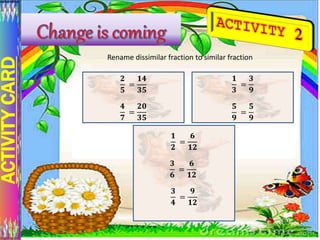 addition of dissimilar fraction | PPTX