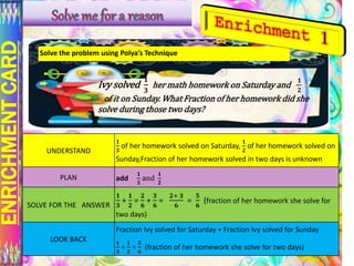 addition of dissimilar fraction | PPTX