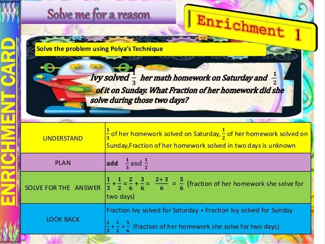 addition of dissimilar fraction