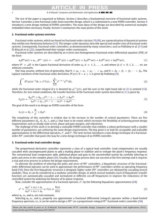 Fractional order-pid-controller design | PDF