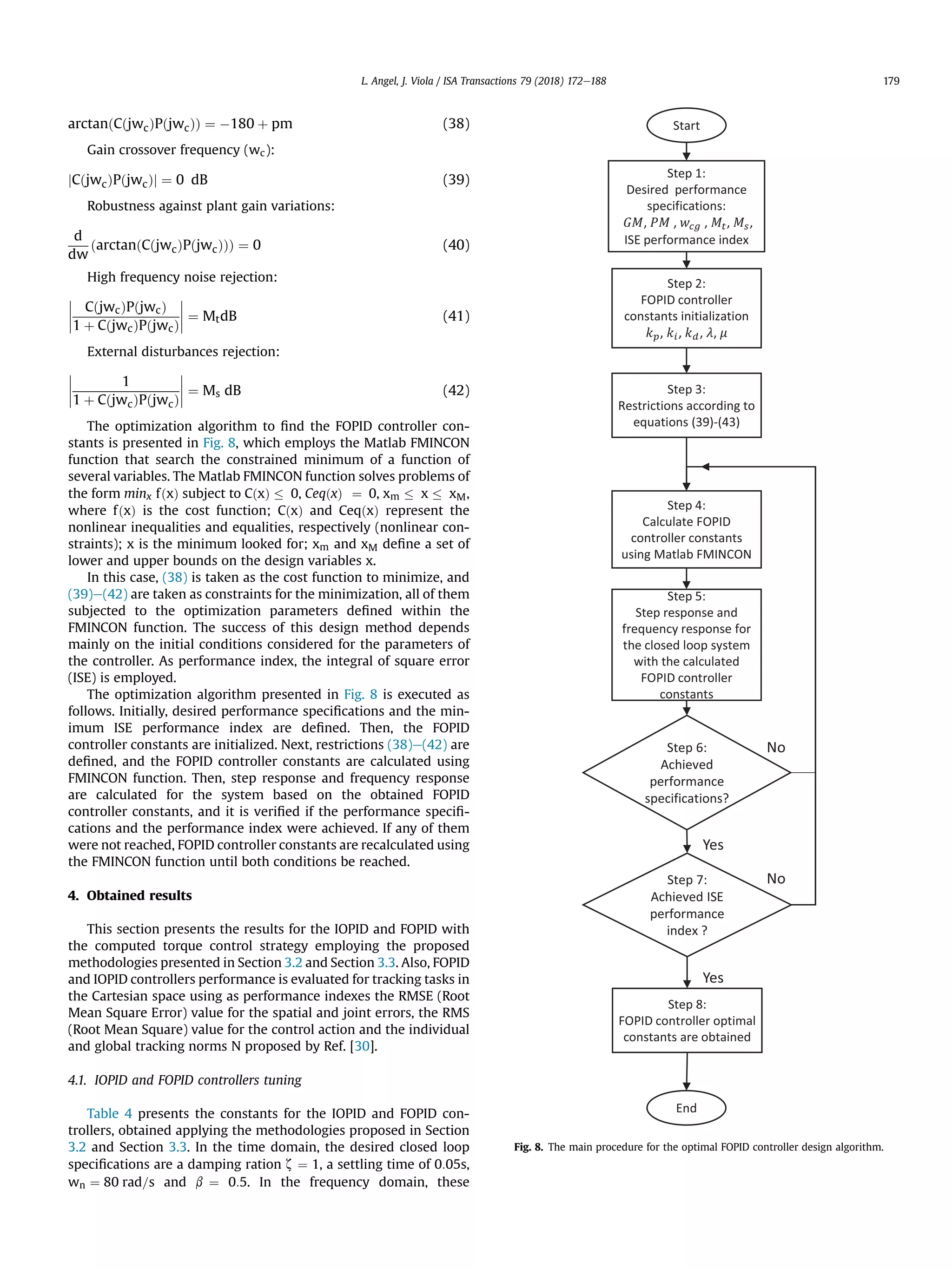 Fractional Order Pid For Tracking Control Of A Parallel Robotic Manipulator Type Delta Pdf